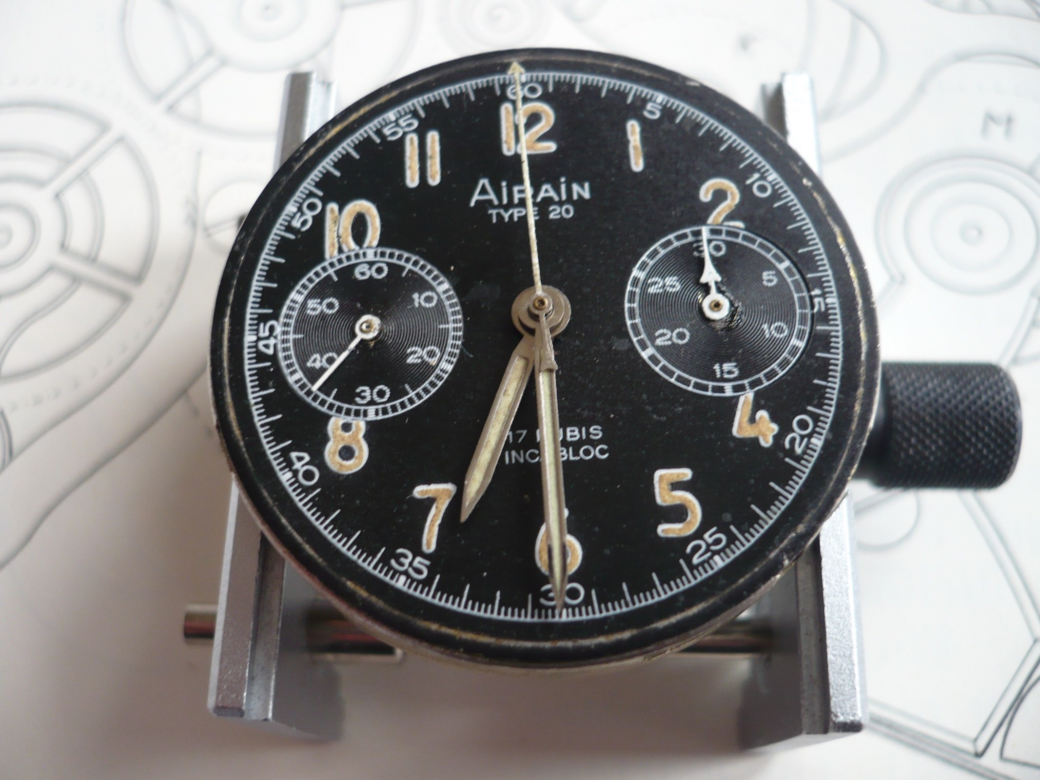 AIRAIN Type 20 | A very collectible French military chronograph - CLOCK ...